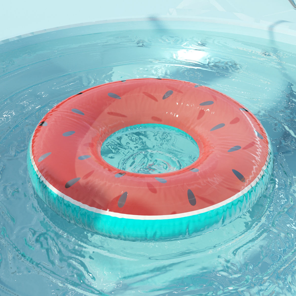 Inflatable circle 3D model | CGTrader