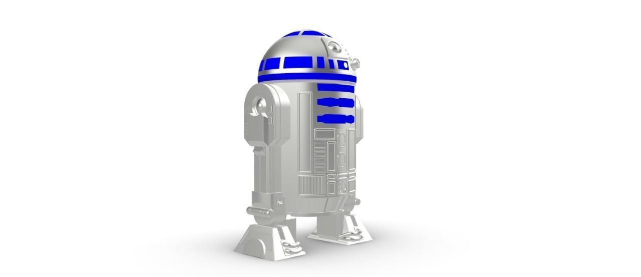 Droid R2-D2 3D model 3D printable | CGTrader