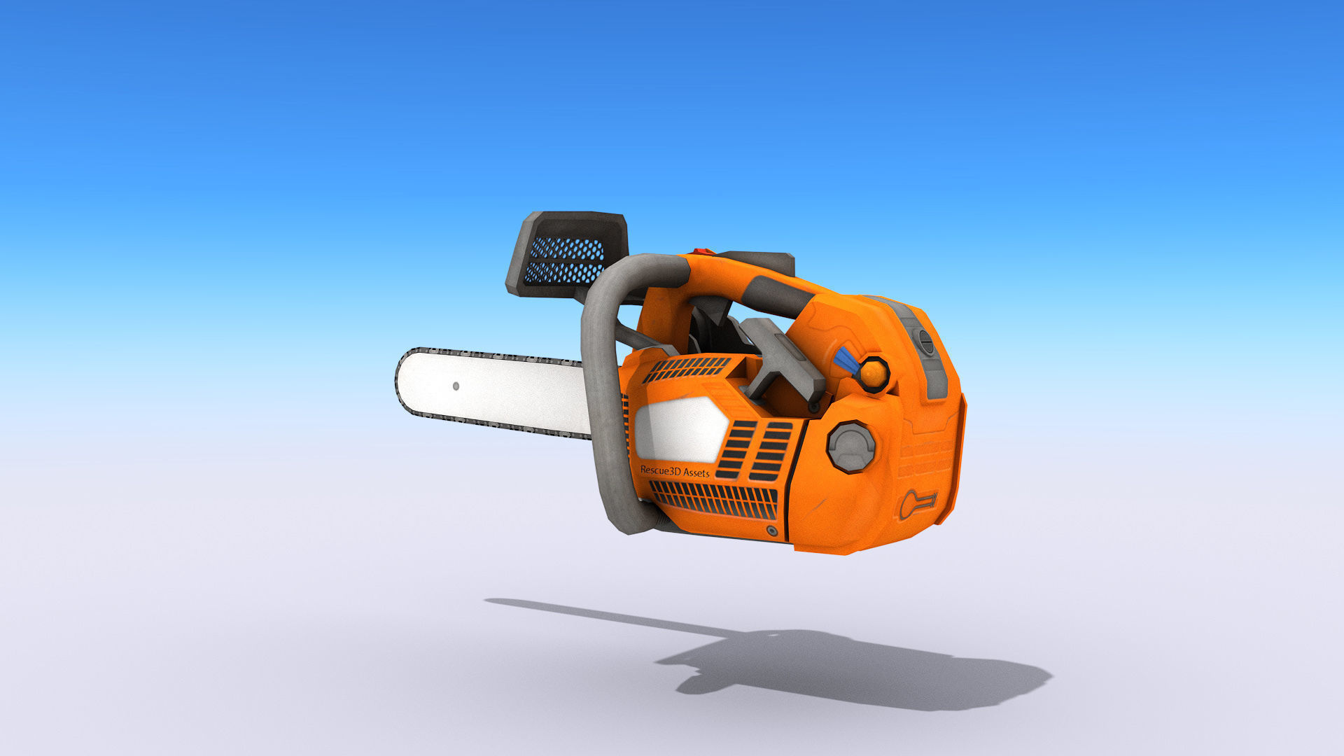 Petrol Chainsaw free VR / AR / low-poly 3D model | CGTrader