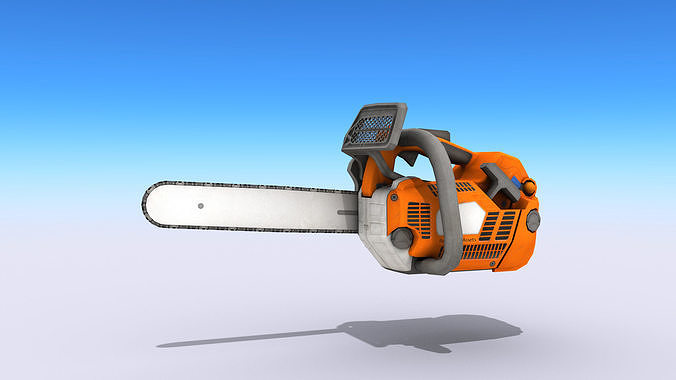 Petrol Chainsaw free VR / AR / low-poly 3D model | CGTrader