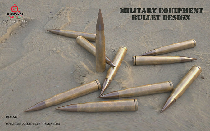 3D model BULLET DESIGN VR / AR / low-poly | CGTrader