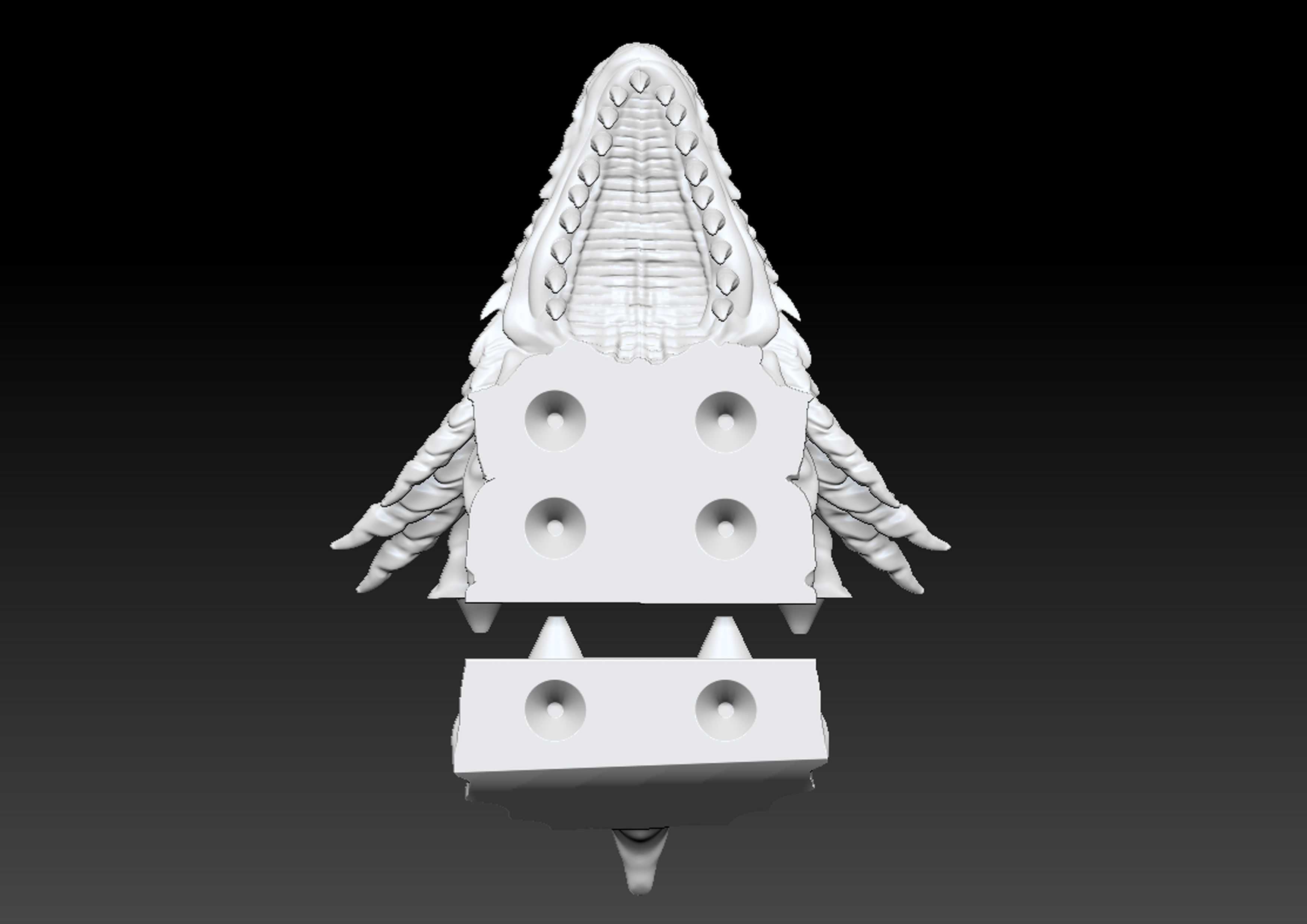 Fire Dragon head 3D model 3D printable | CGTrader