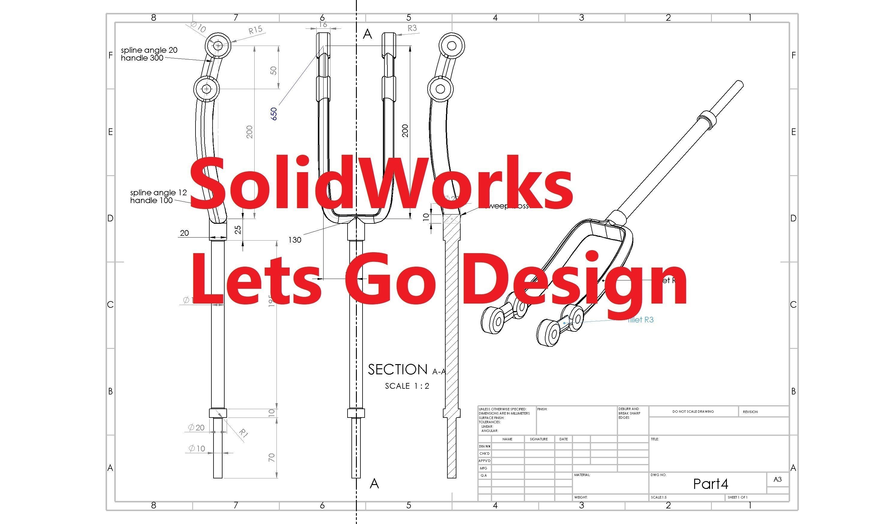 Mechanical Citrus Juicer Drawing files PDF 3D model | CGTrader