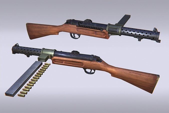 3D model Sub Machine Gun - Mk1 VR / AR / low-poly | CGTrader