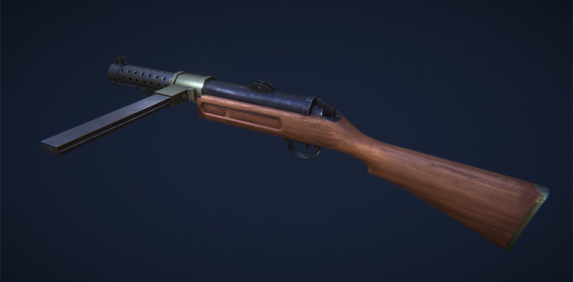 3D model Sub Machine Gun - Mk1 VR / AR / low-poly | CGTrader
