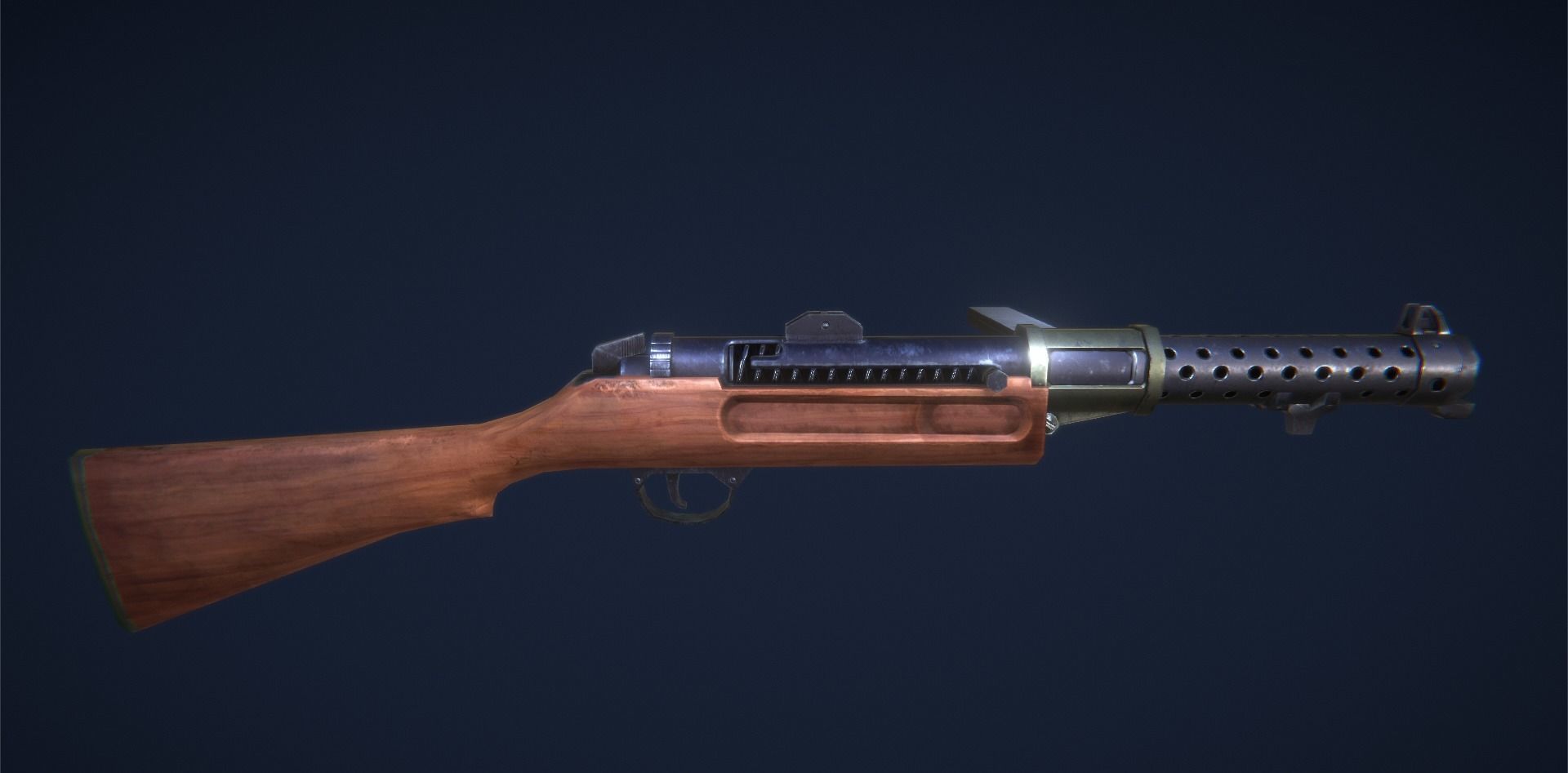 3D model Sub Machine Gun - Mk1 VR / AR / low-poly | CGTrader