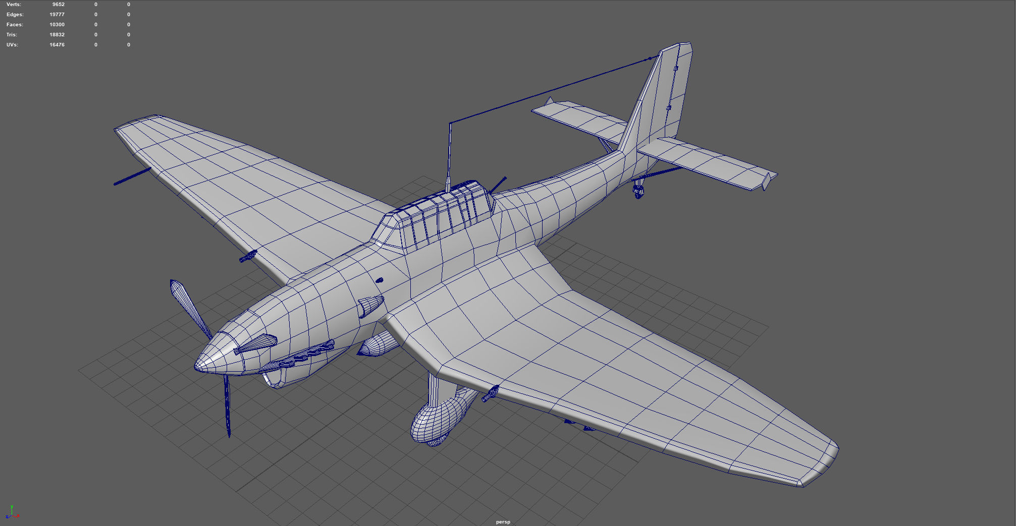 3D model Afrika Korps Ju 87 Stuka VR / AR / low-poly | CGTrader