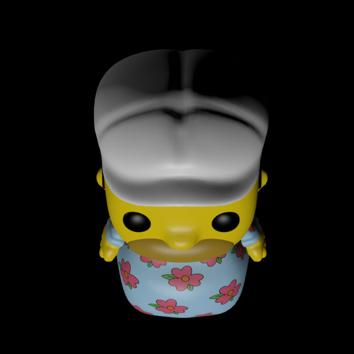 Homer simpson muumuu 3D model | CGTrader