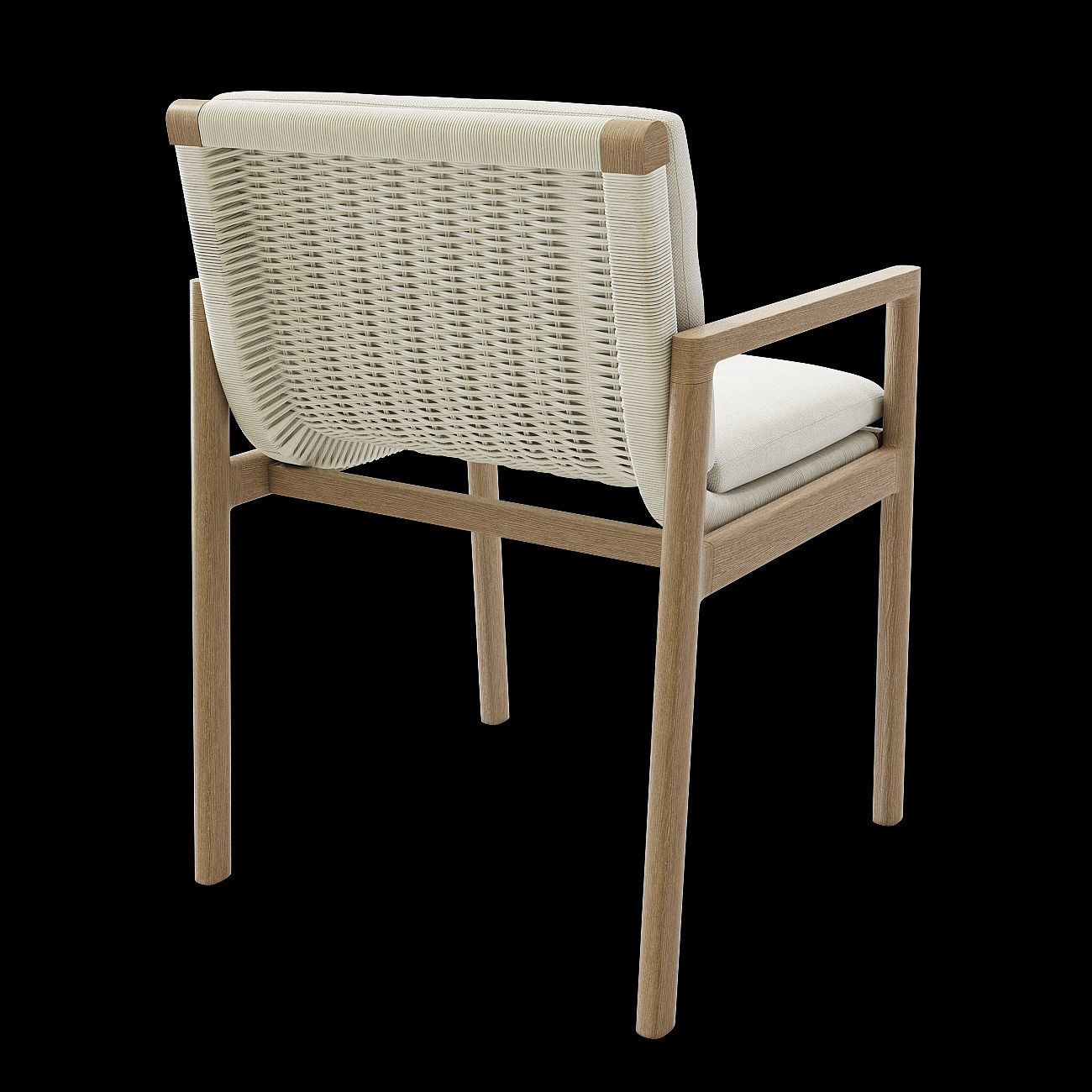 RH MESA TEAK Dining table 3D model | CGTrader