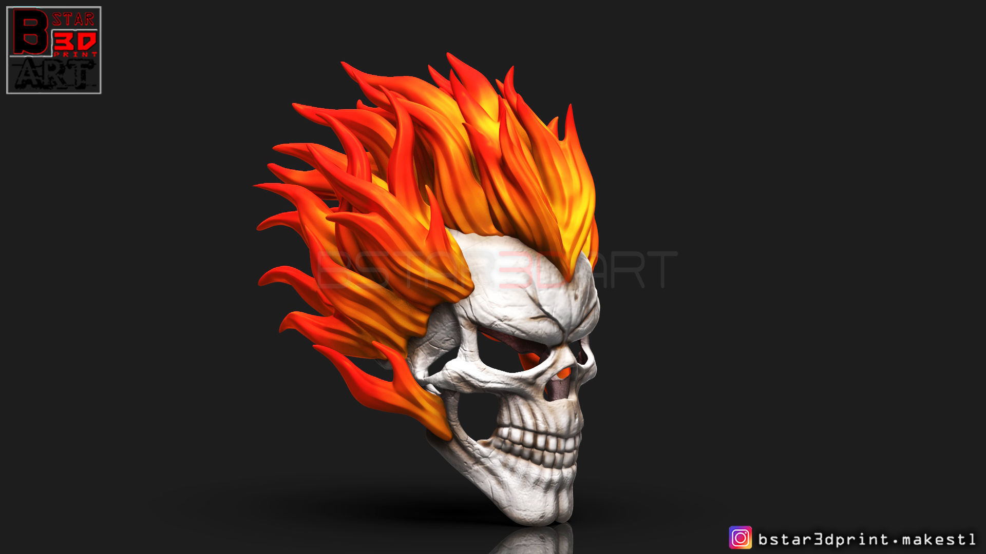 Ghost Rider mask -Agents of SHIELD - Marvel comics 3D model 3D ...