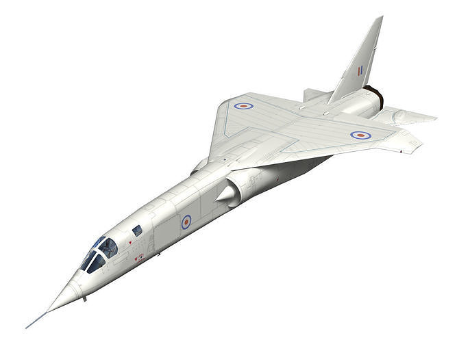 BAC TSR-2 3D model | CGTrader