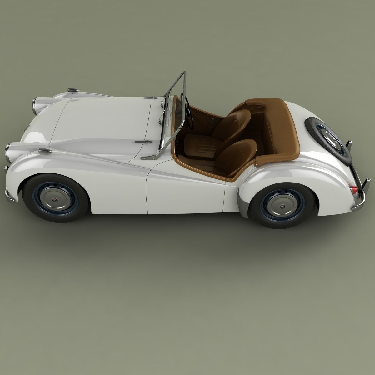 Triumph TR1 Prototype 3D model | CGTrader