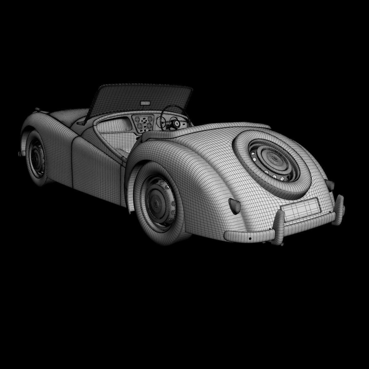 Triumph TR1 Prototype 3D model | CGTrader