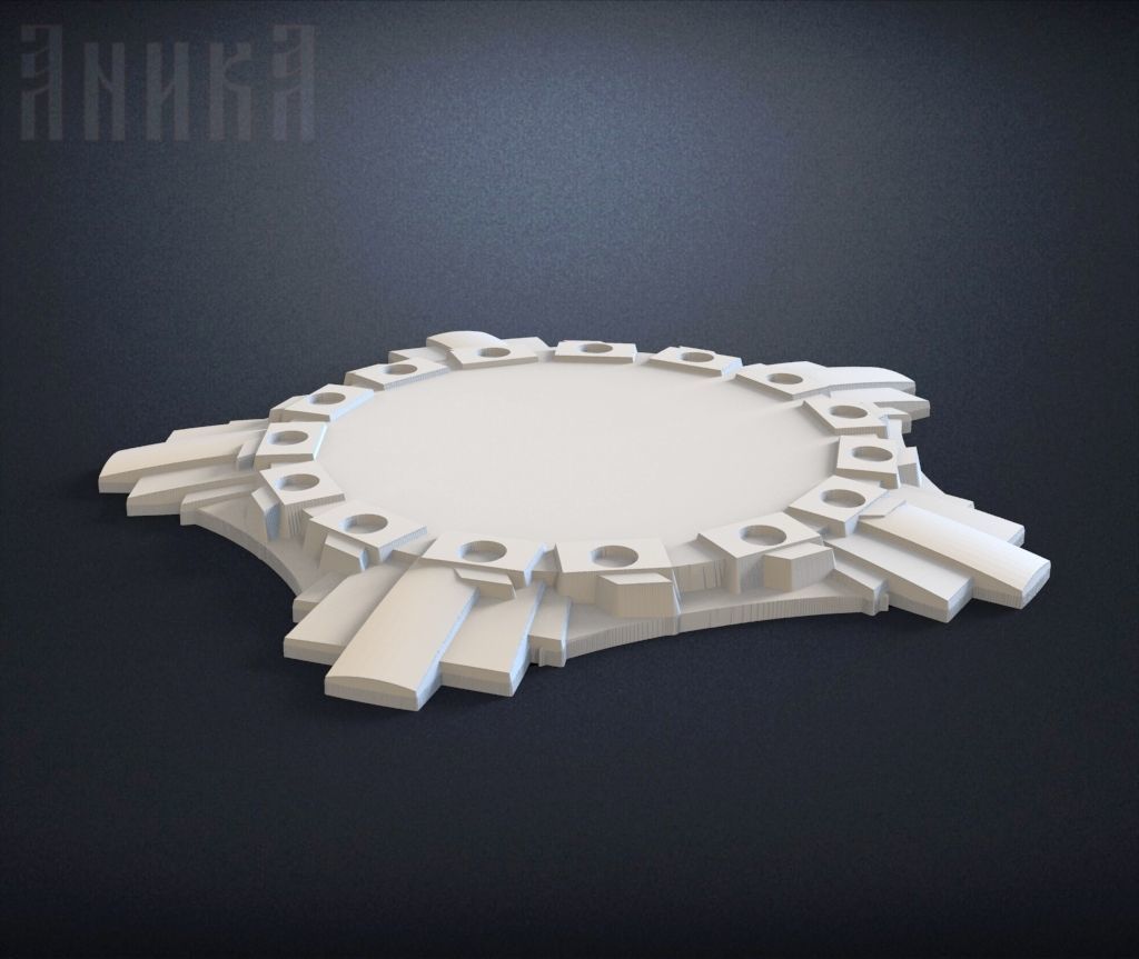 Base for star icon free 3D model 3D printable | CGTrader