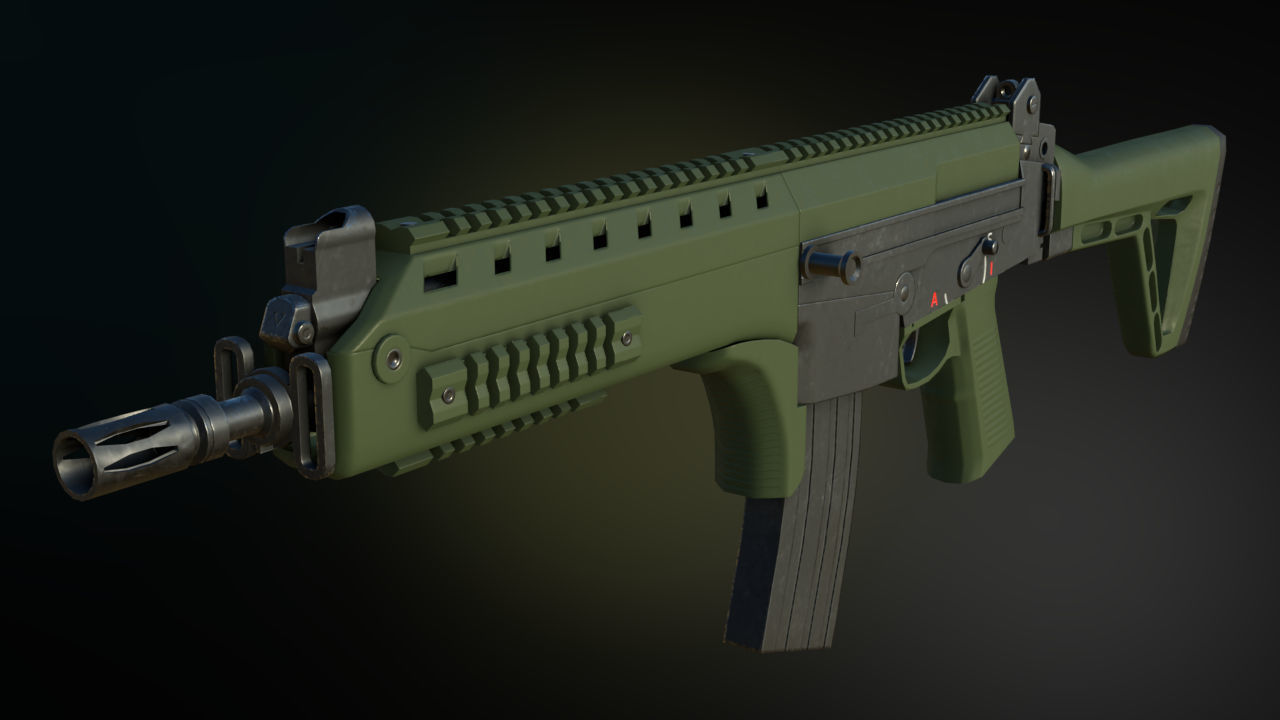 3D model Imbel IA2 Assault Rifle VR / AR / low-poly | CGTrader