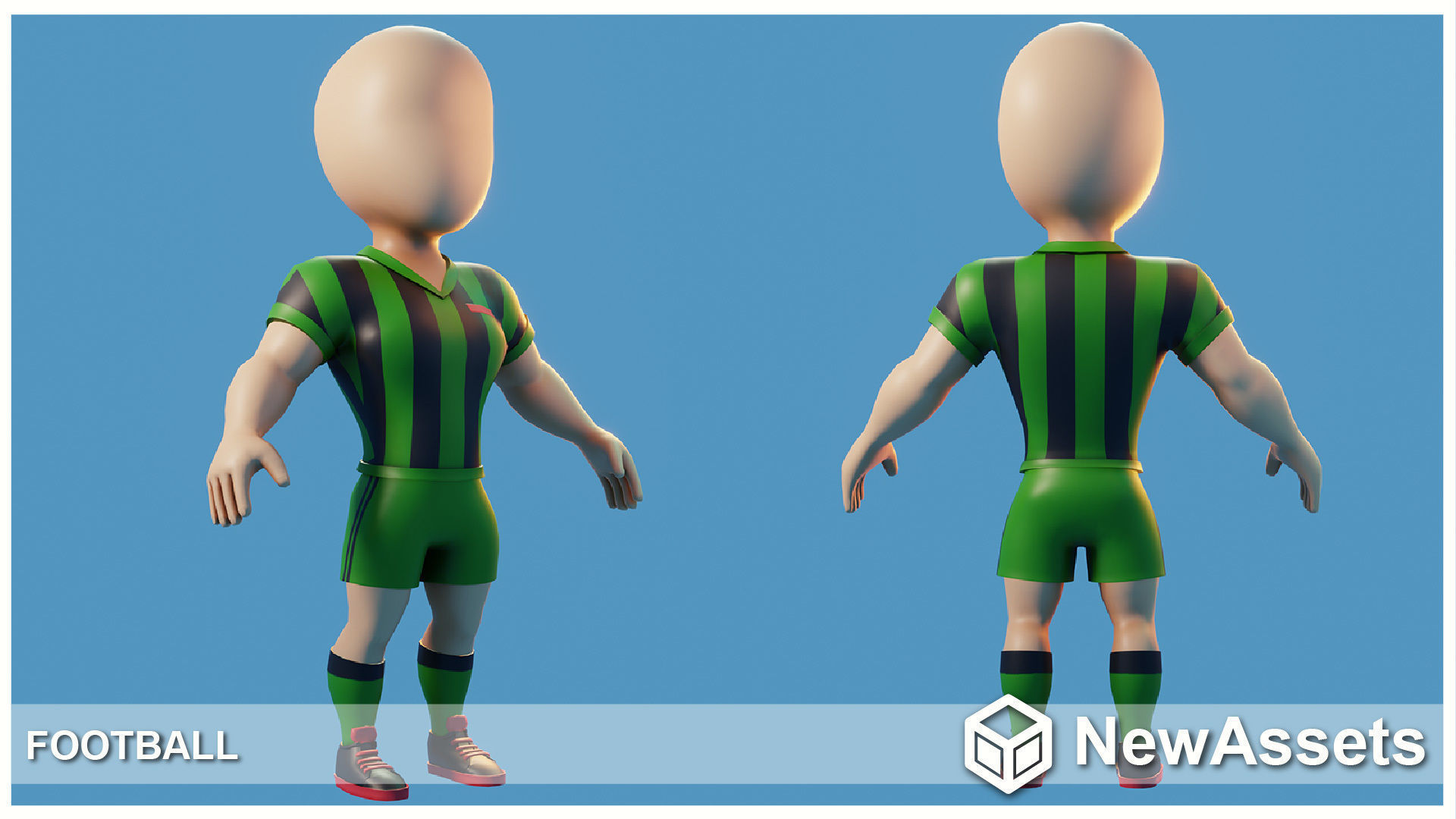 3D model Football Game Pack VR / AR / low-poly | CGTrader