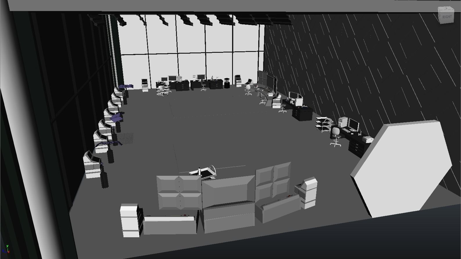 Lab Environment with lab equipment 3D model | CGTrader