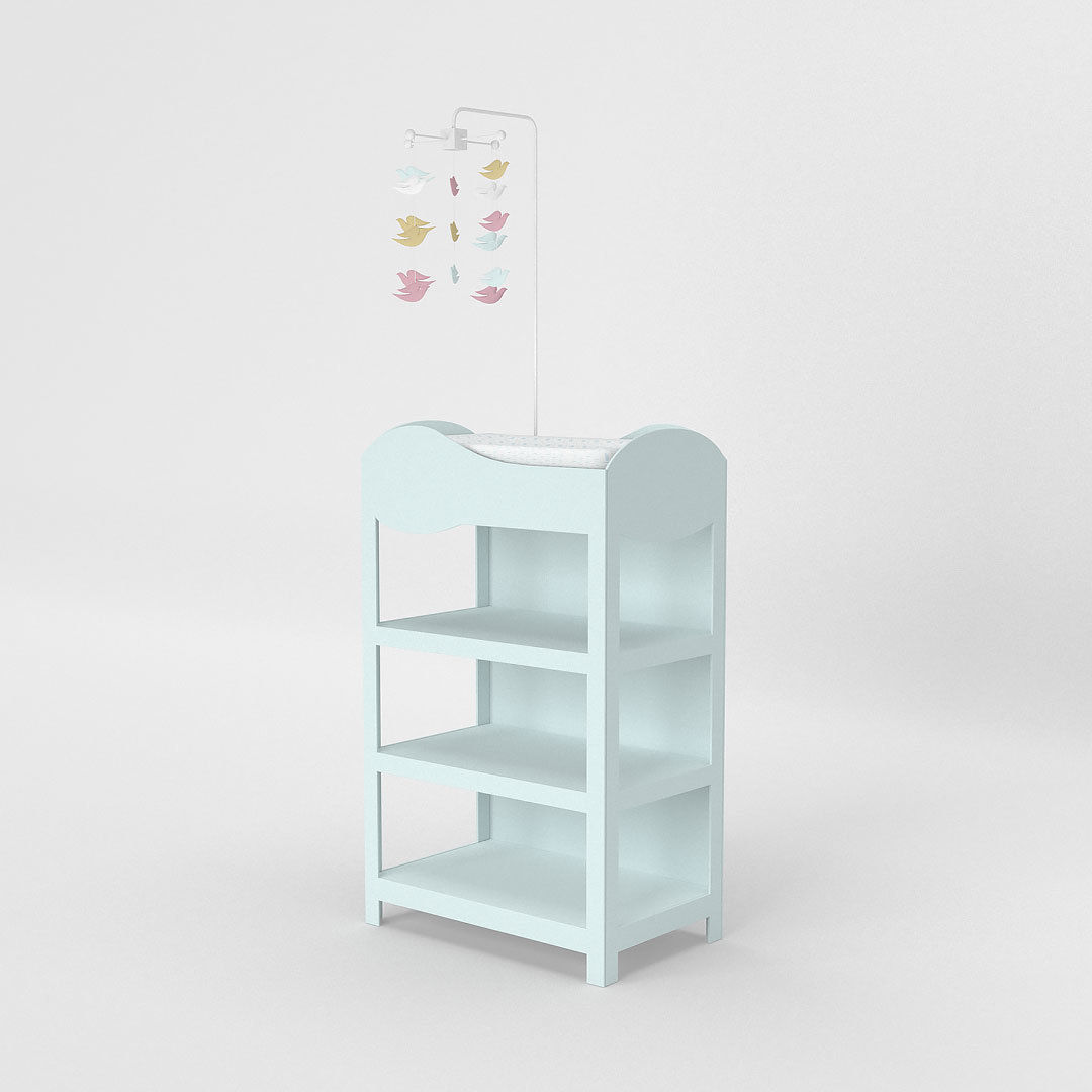Baby Changing Table - Stand and baby mobile 3D model | CGTrader