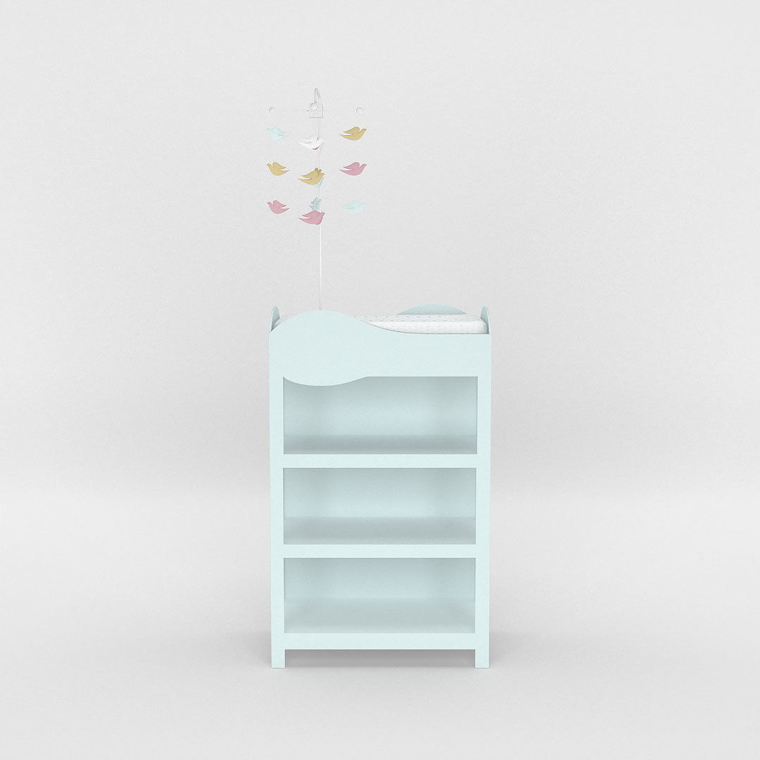 Baby Changing Table - Stand and baby mobile 3D model | CGTrader