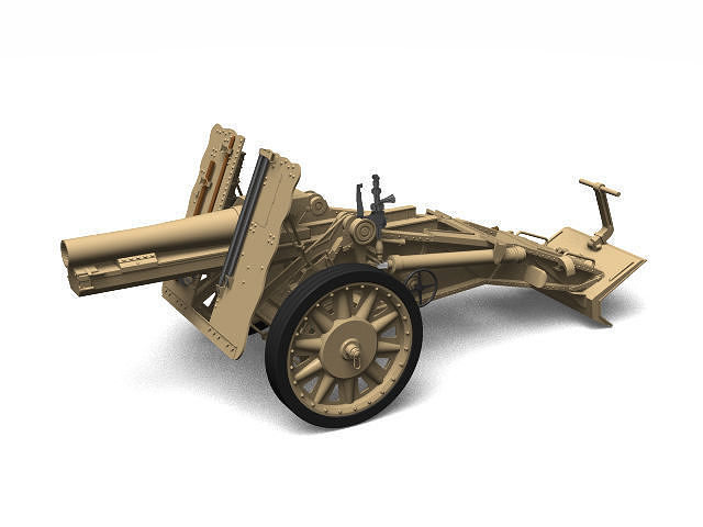 15cm sIG33 3D model | CGTrader