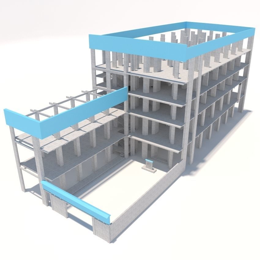 3D model Precast Building | CGTrader