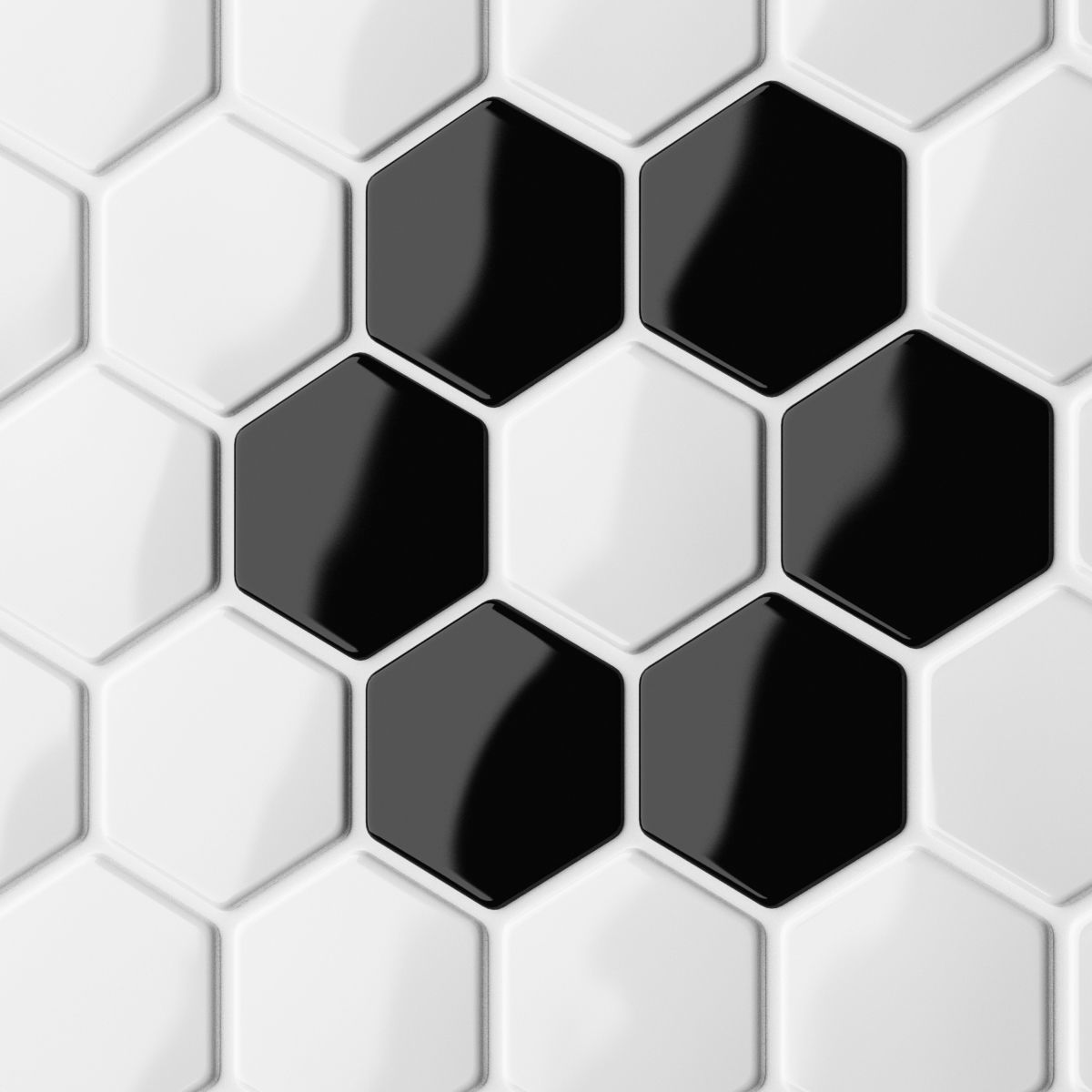 Hexagon Tiles 3D model | CGTrader