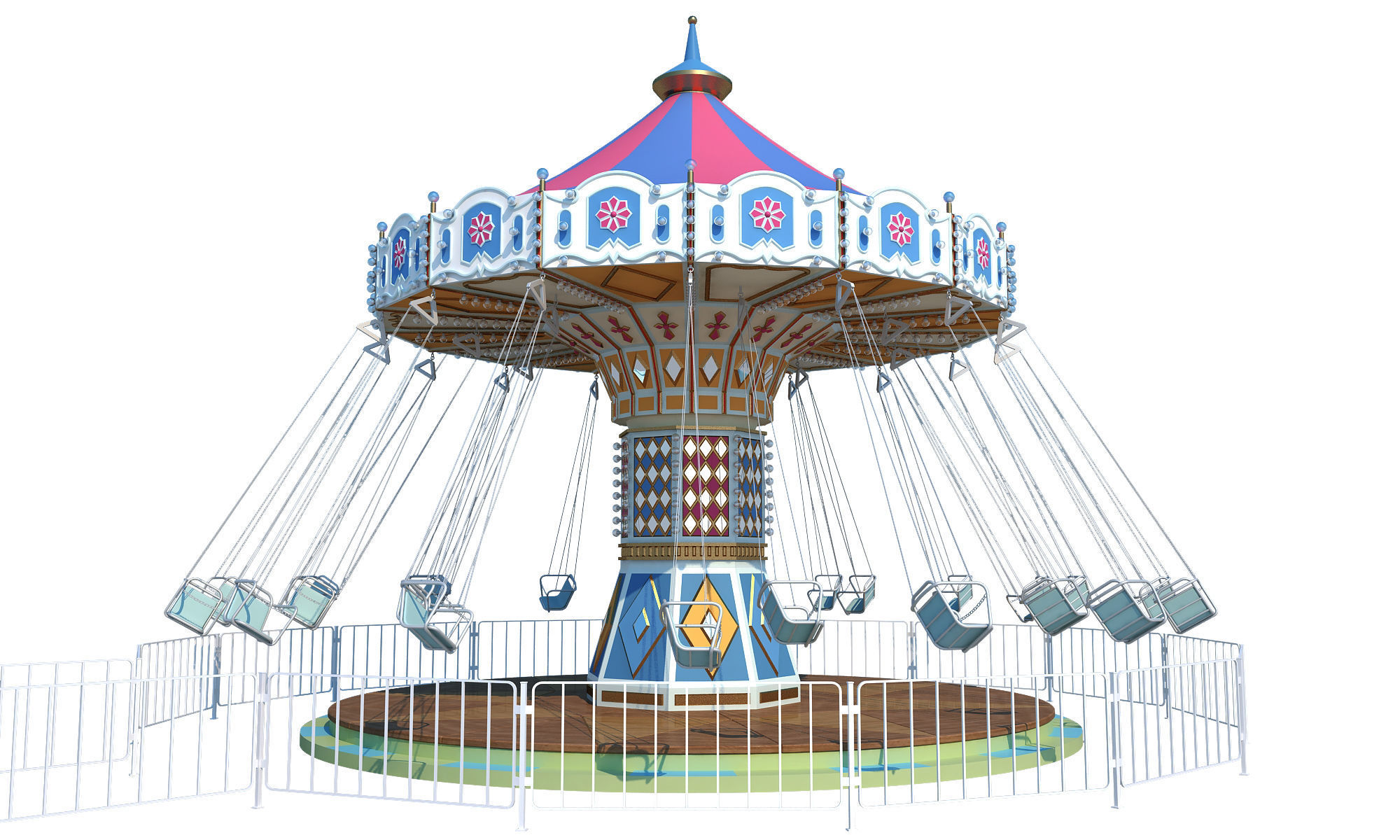 Funfair Ride 3D model | CGTrader