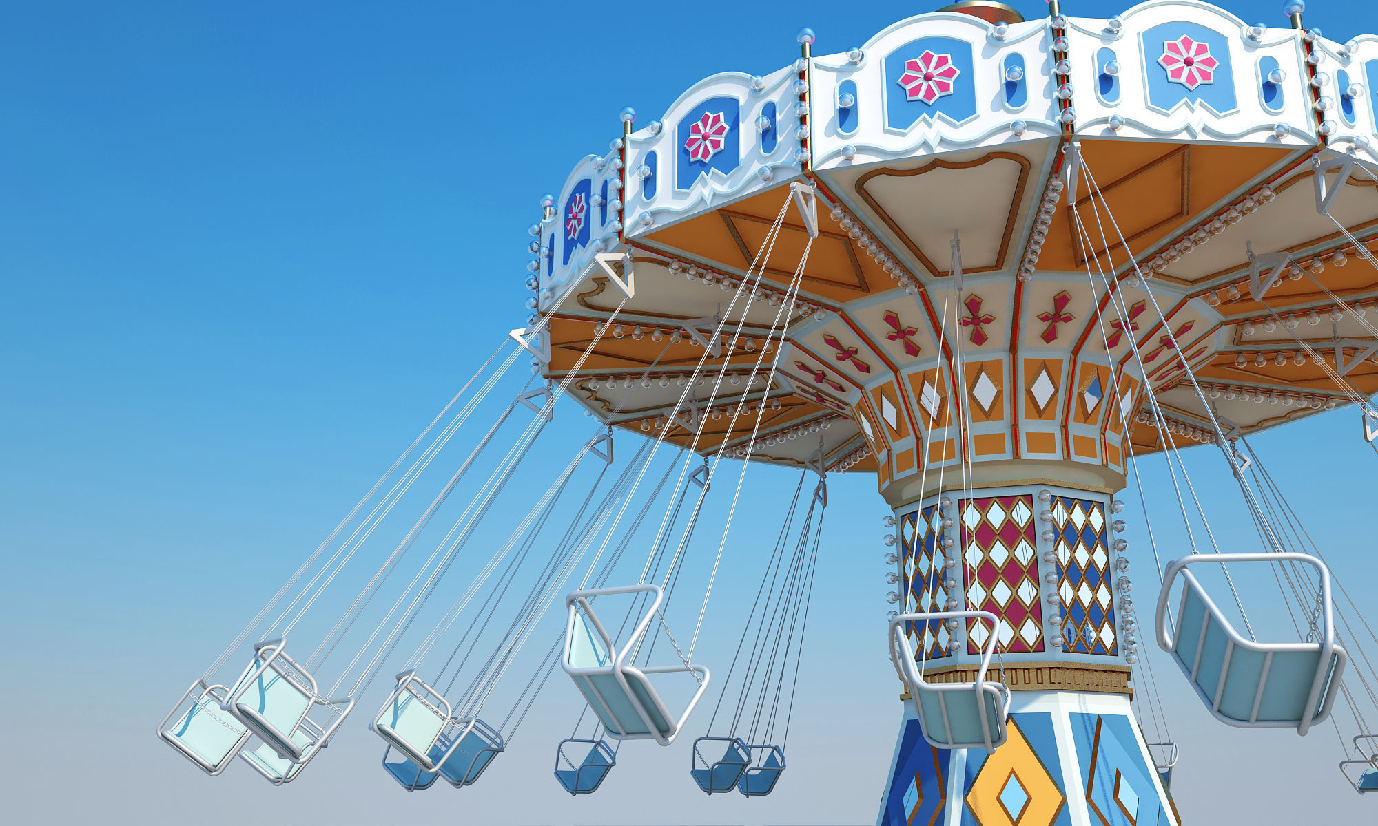 Funfair Ride 3D model | CGTrader