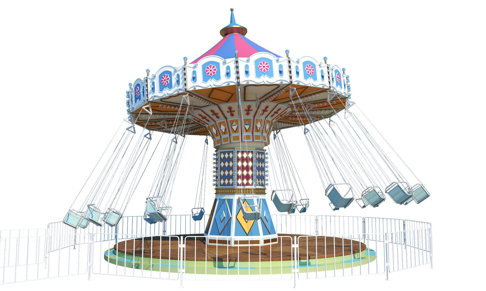 Funfair Ride 3D model | CGTrader