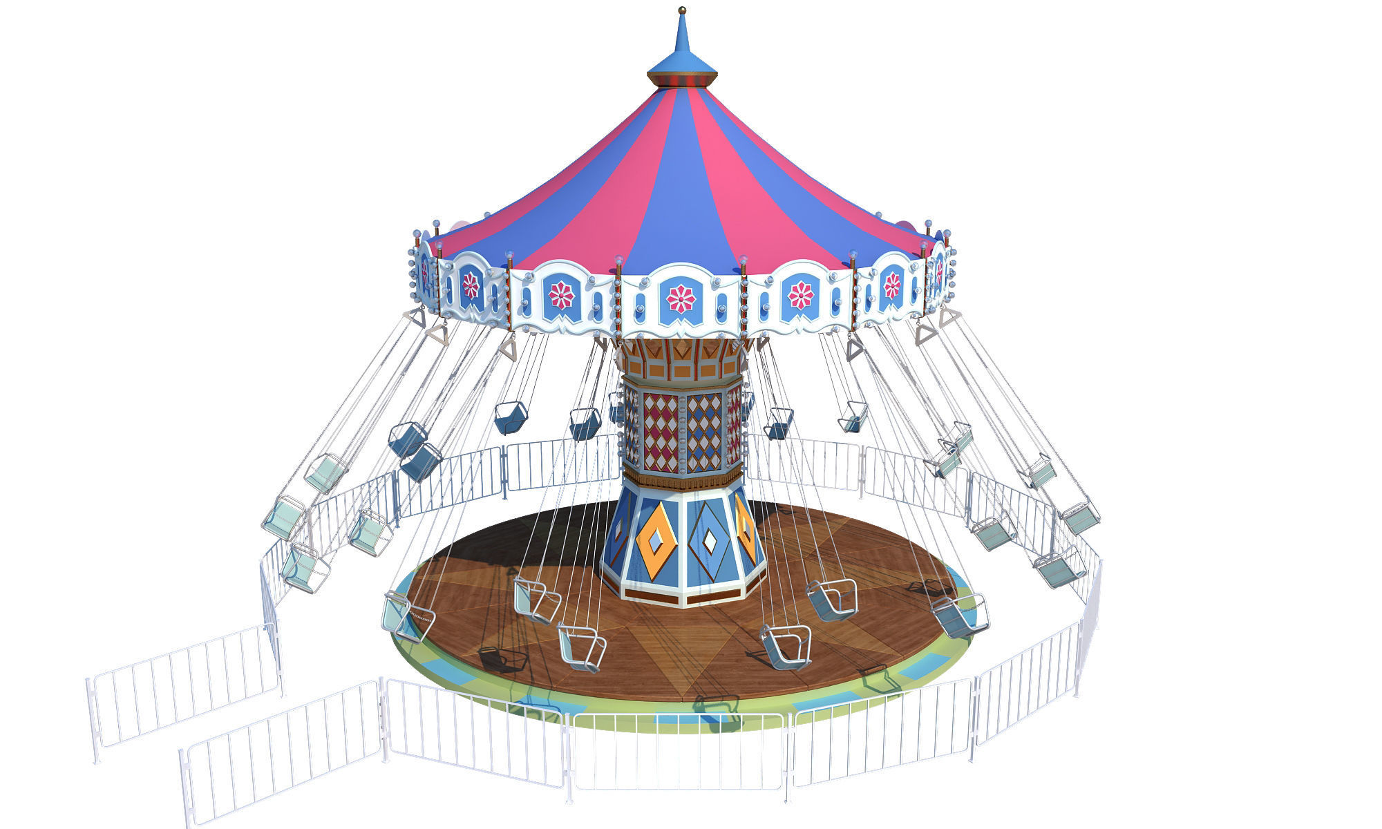 Funfair Ride 3D model | CGTrader