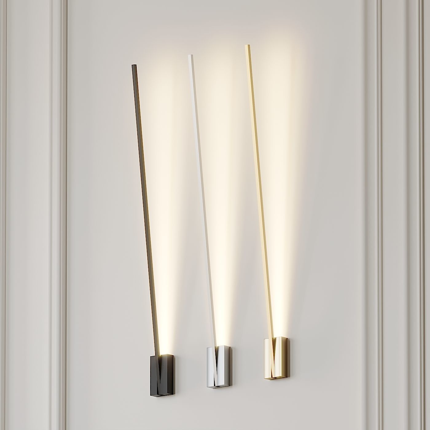 3D Lever LED Wall Sconce By Kuzco Lighting | CGTrader