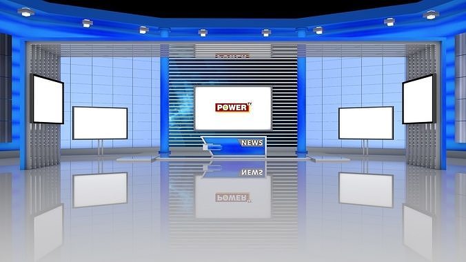 virtual set design 3D model | CGTrader