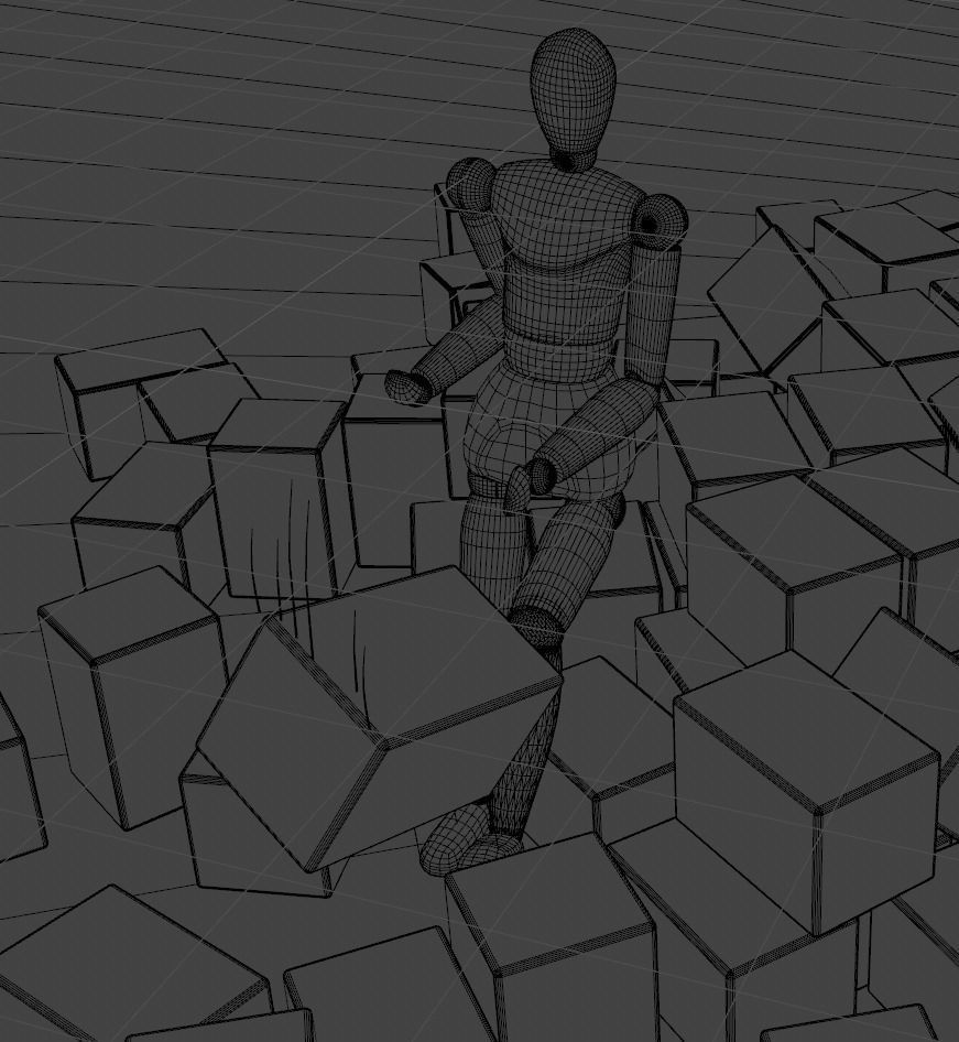 3D model Mail man kick - Post office meme VR / AR / low-poly | CGTrader