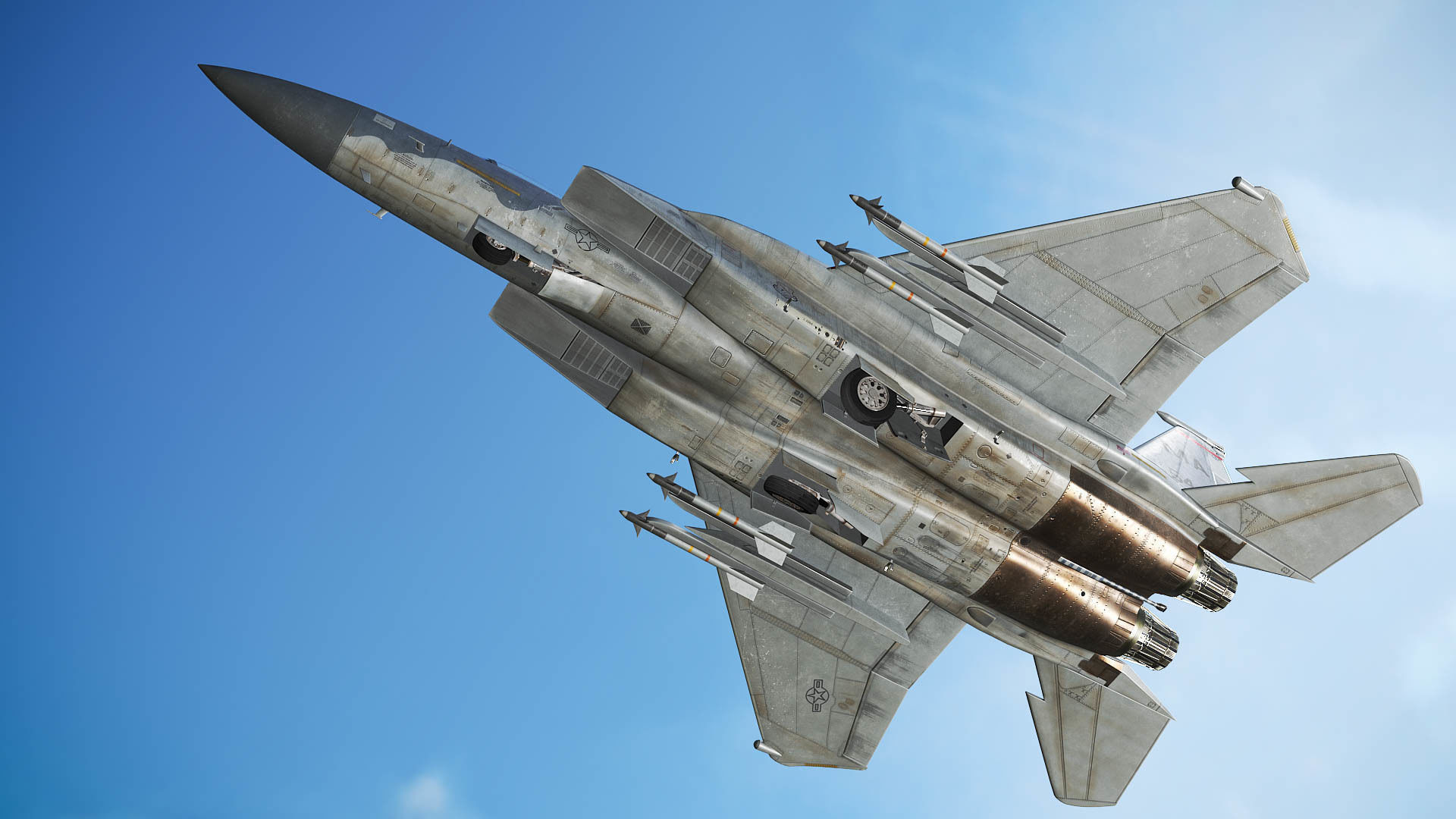 McDonnell Douglas F-15C Eagle rigged 3D model animated rigged | CGTrader