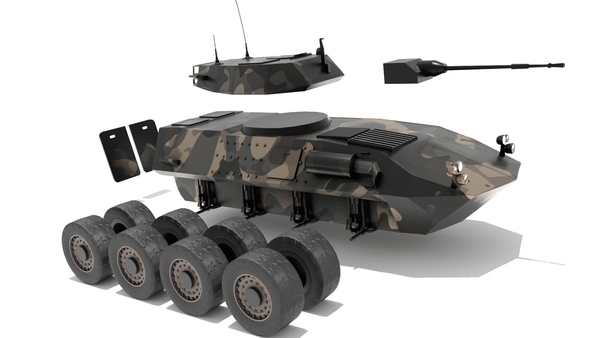 3D model ASLAV-25 Australian Light Armoured Vehicle LAV-25 VR / AR ...