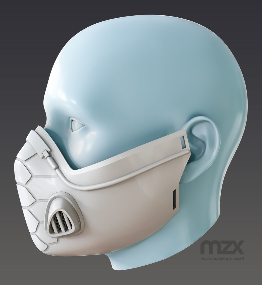 Valorant Viper mask 3D model 3D printable | CGTrader