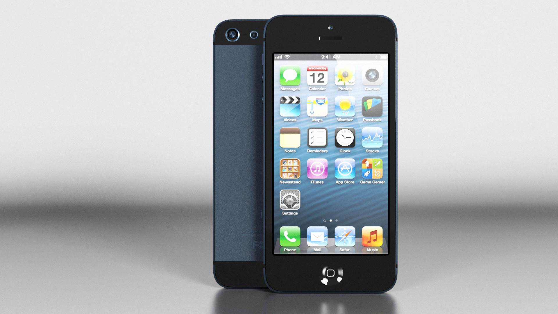 iPhone 5 Slate Black Vray 3D model | CGTrader