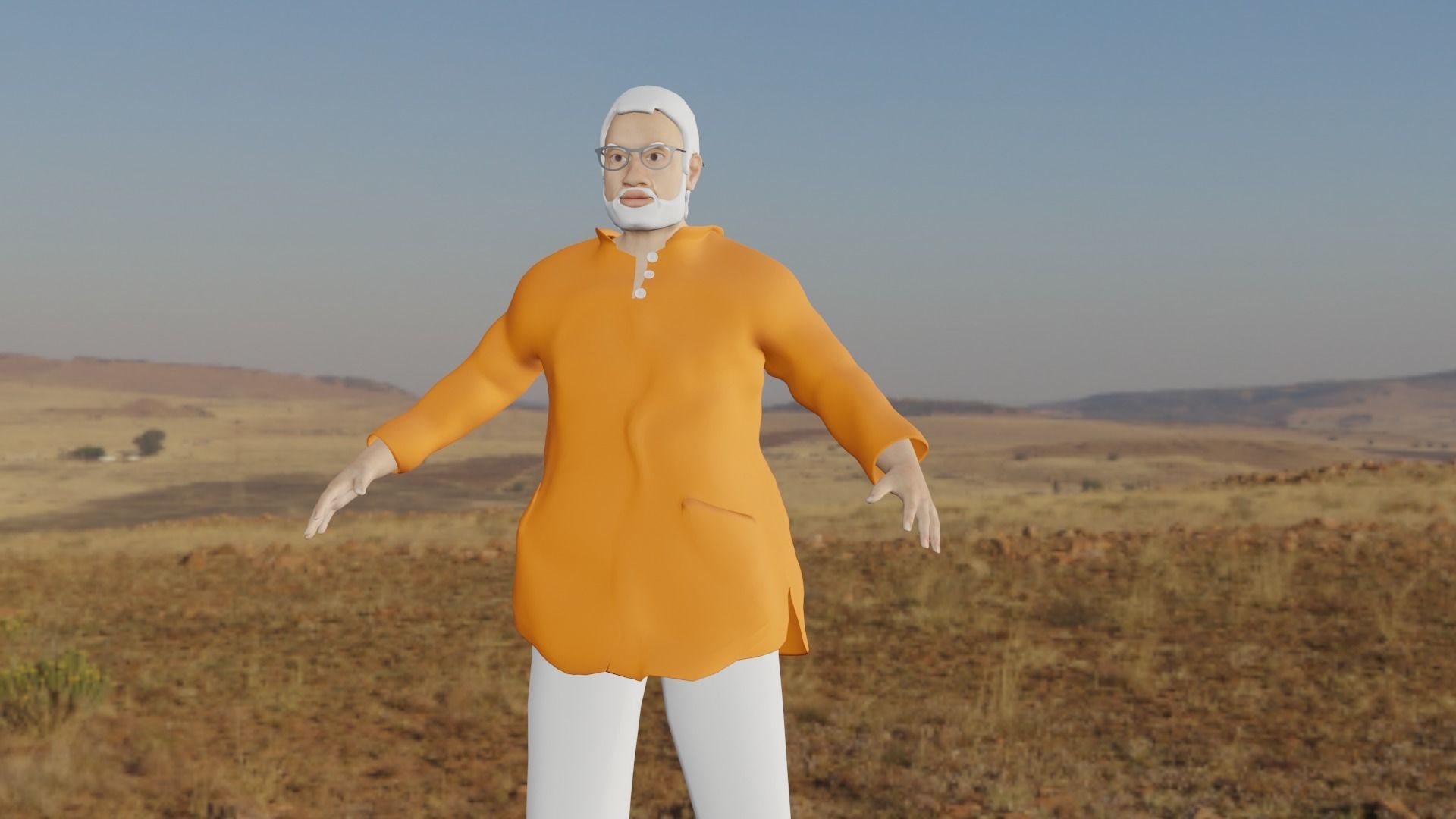 Prime Minister Modi 3D model | CGTrader