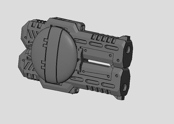 CHIBI-TECH SD - SARV-V DUO GUNPOD 3D model 3D printable | CGTrader