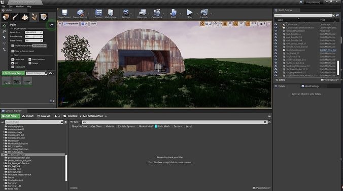 hangar rouille 3D model | CGTrader