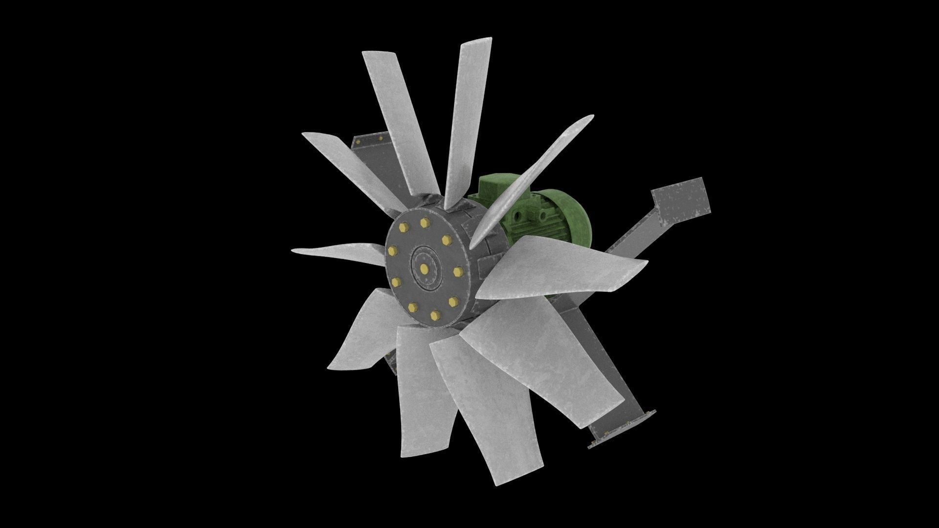 Tunnel Jet Fan 3D model | CGTrader