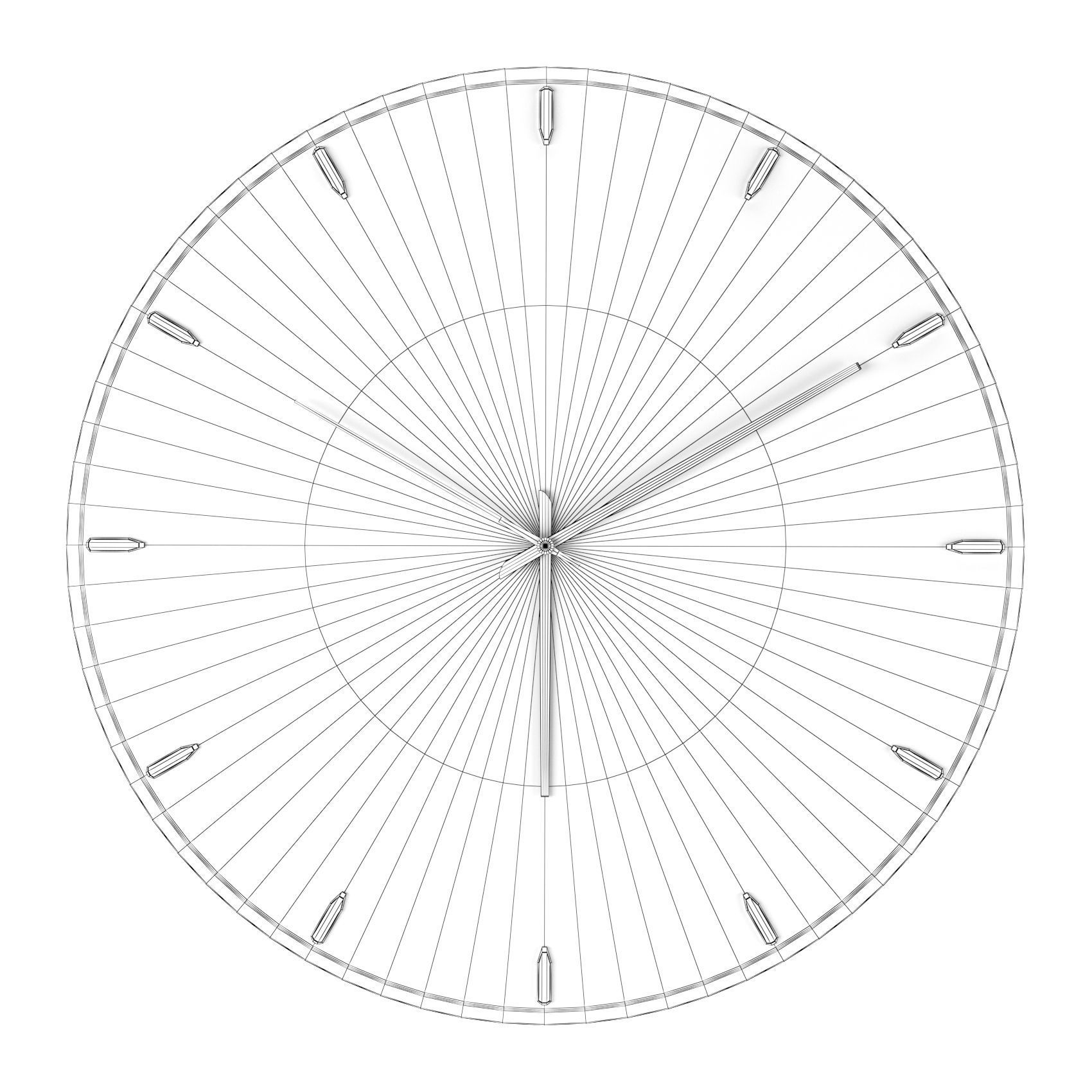 Clock Sea Wave 3D model | CGTrader