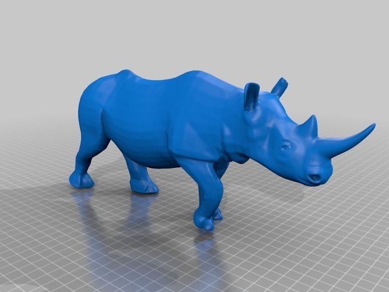 Rhino rhinoceros free 3D model 3D printable | CGTrader
