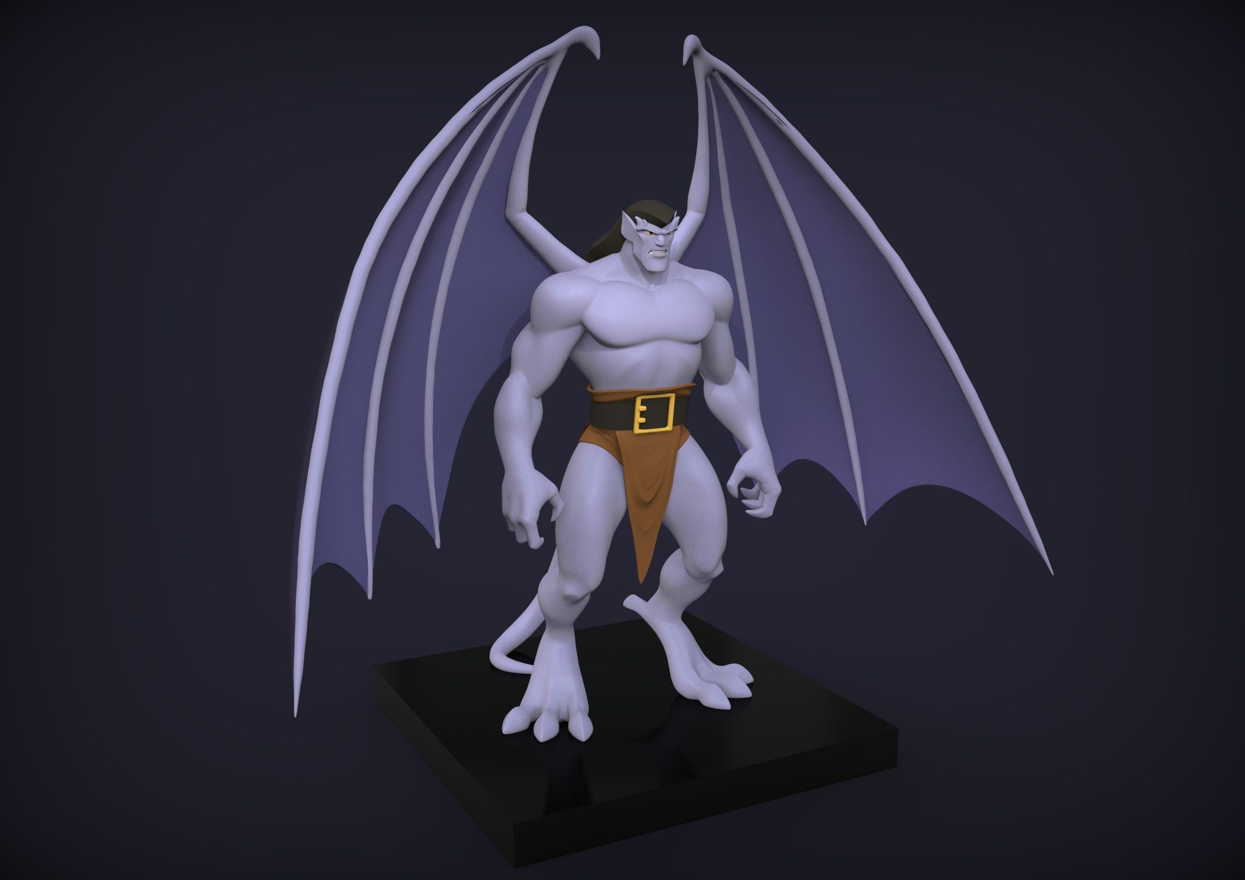 Goliath Gargoyles 3D model 3D printable | CGTrader