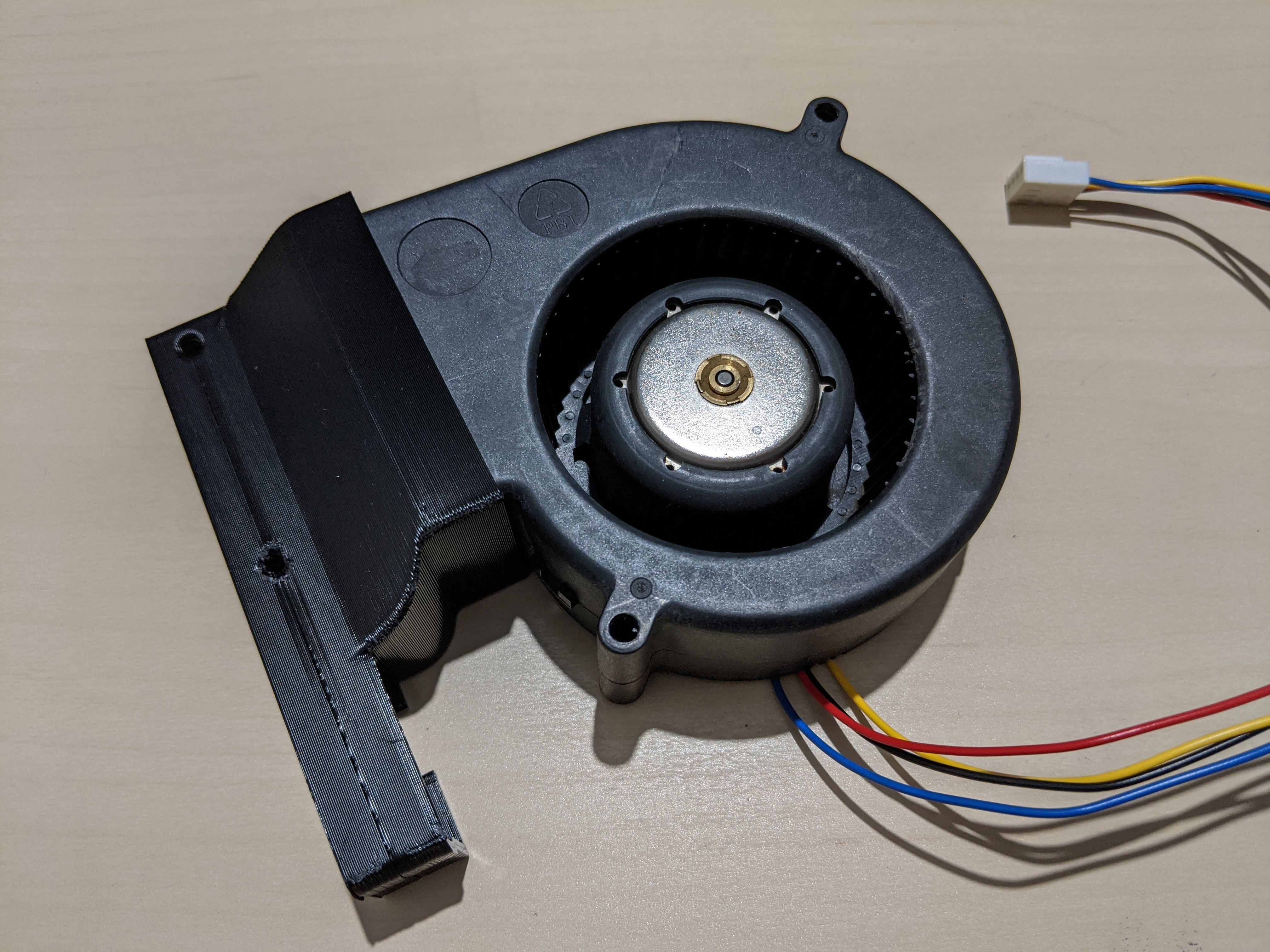 NVIDIA Tesla V100 FHHL cooling fan shroud duct 3D print model 3D model ...