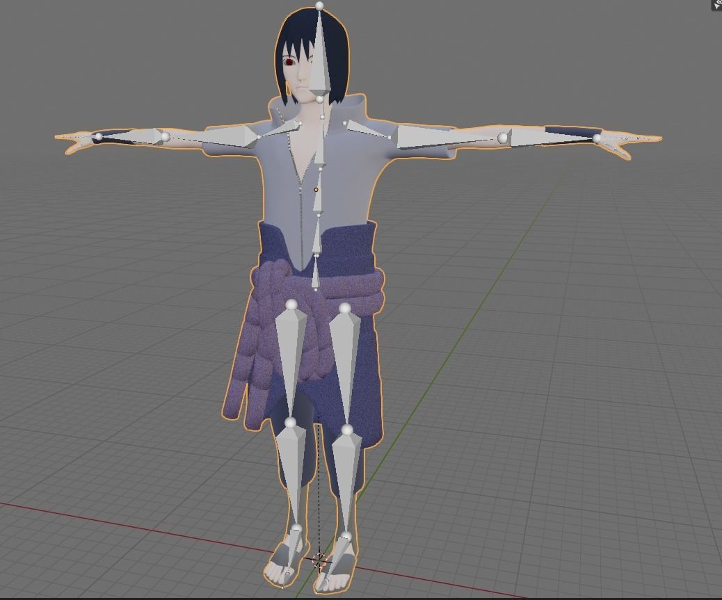 Sasuke Uchiha 3D model rigged | CGTrader