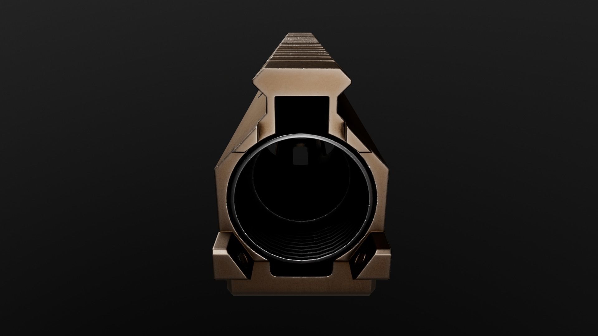 3D model Geissele Super Modular Rail MK16 MLOK AR15 Handguard VR / AR ...