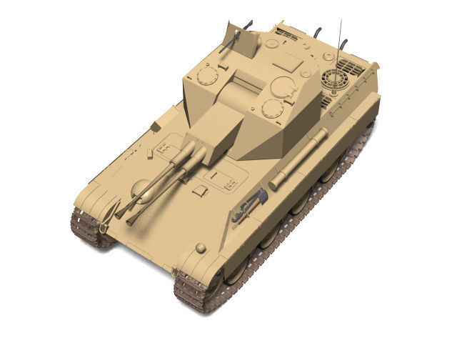 Flakpanzer V Coelian 3D model | CGTrader