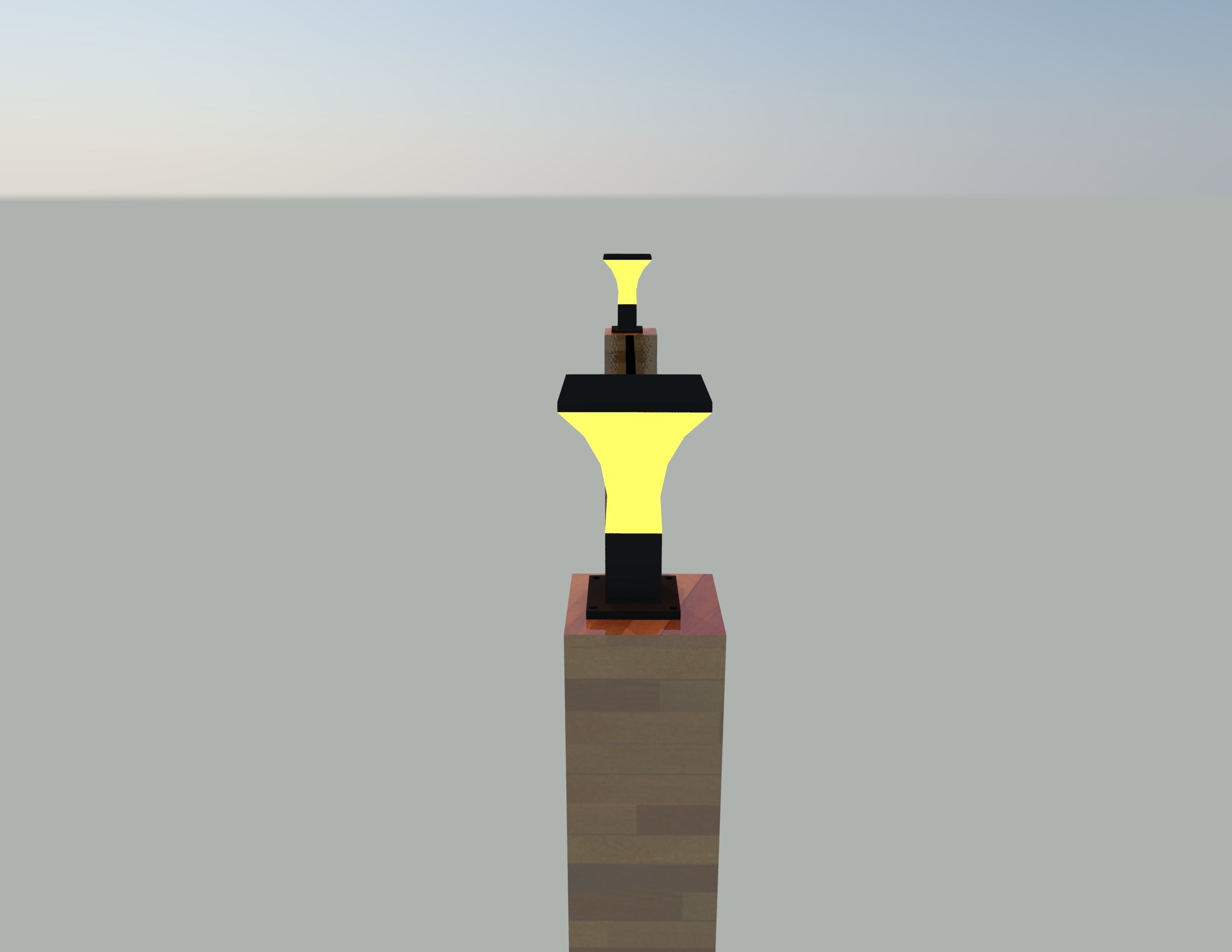 Main gate 3D model and a beautiful gate light 3D model | CGTrader