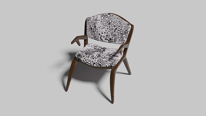 Cushioned Chair free VR / AR / low-poly 3D model | CGTrader